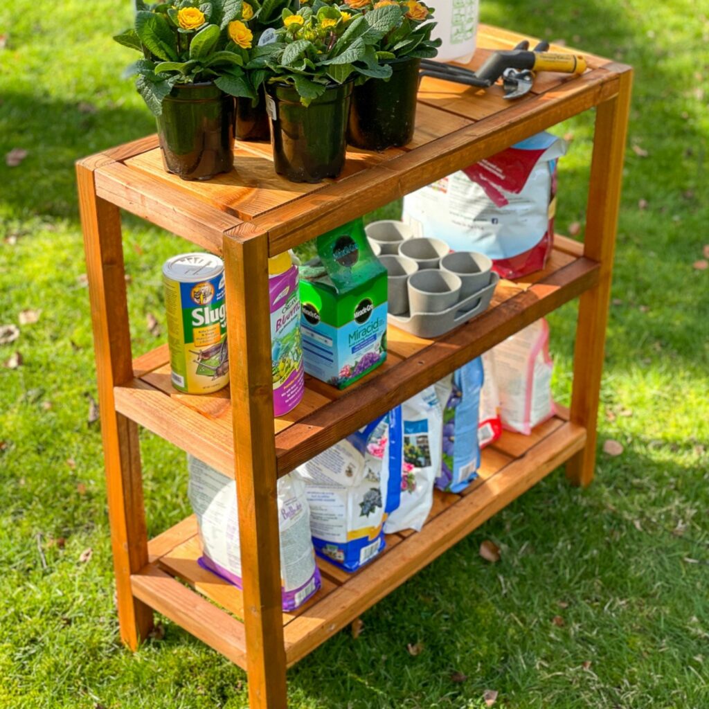 Outdoor Shelves Plans