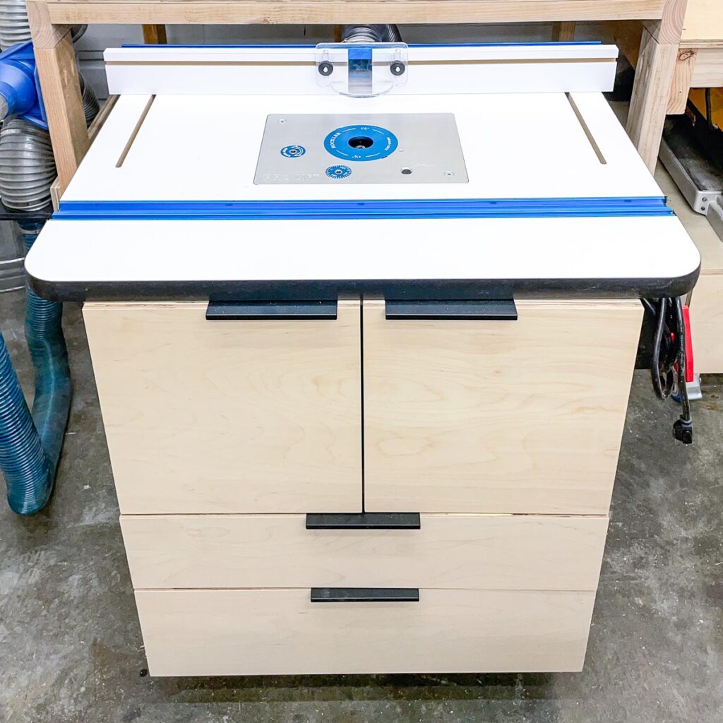 Router Table Cabinet Plans
