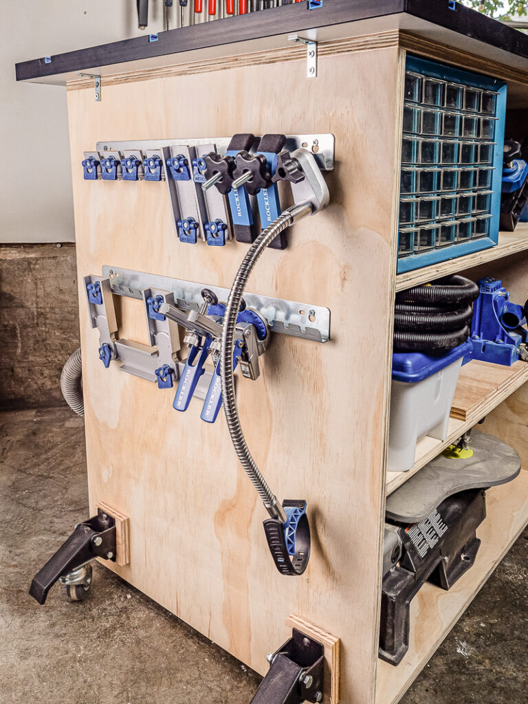 T Track Table with Storage Plans