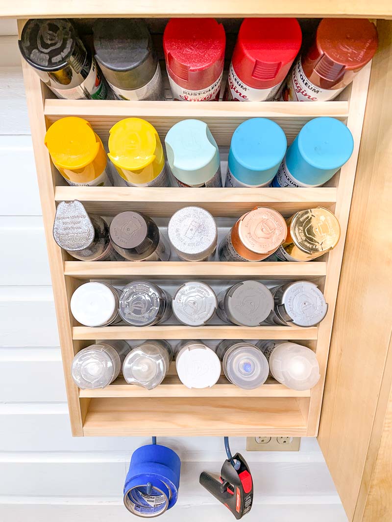 Spray Paint Storage Rack Plans Spray Paint Storage Rack Plans